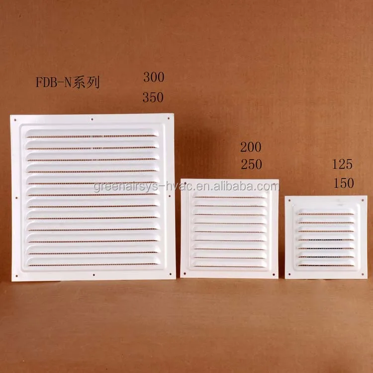 Hvac Aluminum Square Air Vent Cover Air Diffuser Louver Ventilation ...