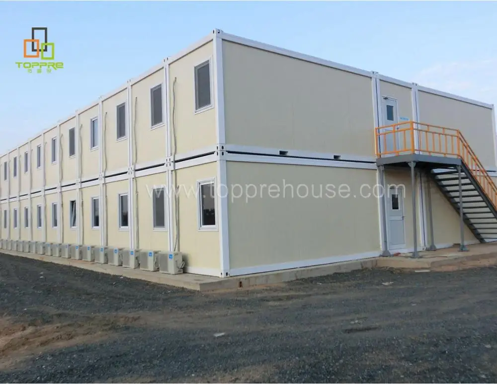 Container House With Light Steel Structure Frame Container House With ...