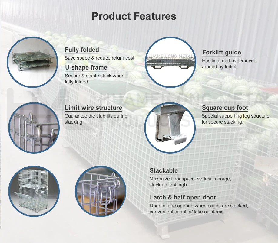 High Quality Storage Stackable Pet Preforms Industrial Folding ...