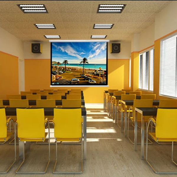 Telon 180" Inch Portable Projection Screen - Electric & Customizable