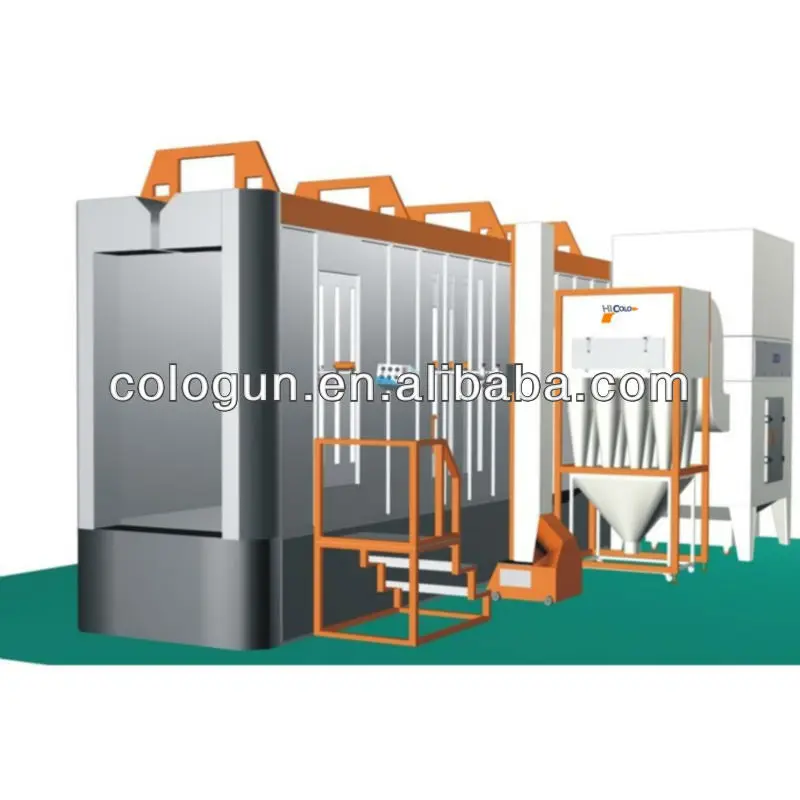 Multi Cyclone Automatic Powder Spray Booth - High Efficiency