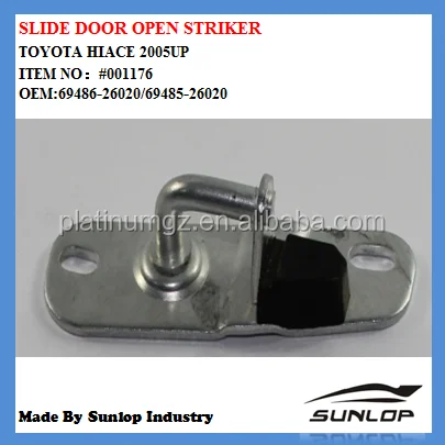 Hiace 200 KDH Slide Door Open Striker #01176 OEM:69486-26020