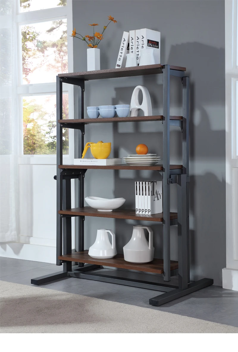 Vintage Space Saving Furniture - Transformable Shelf/dining Table