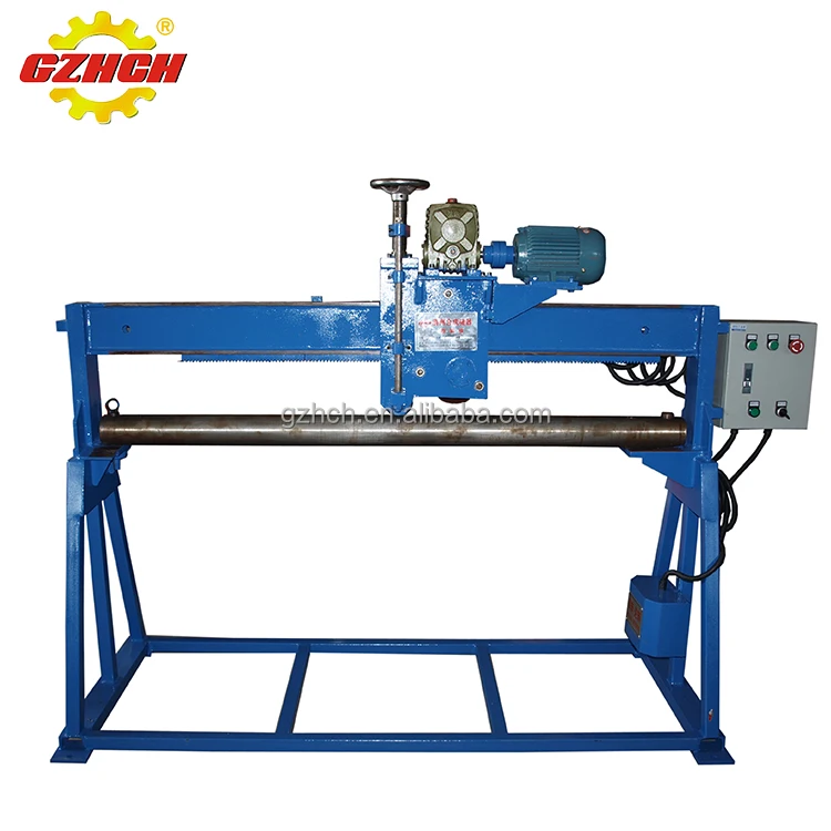 HVAC vertical round duct seam closing machine, round pipe seam locking ...