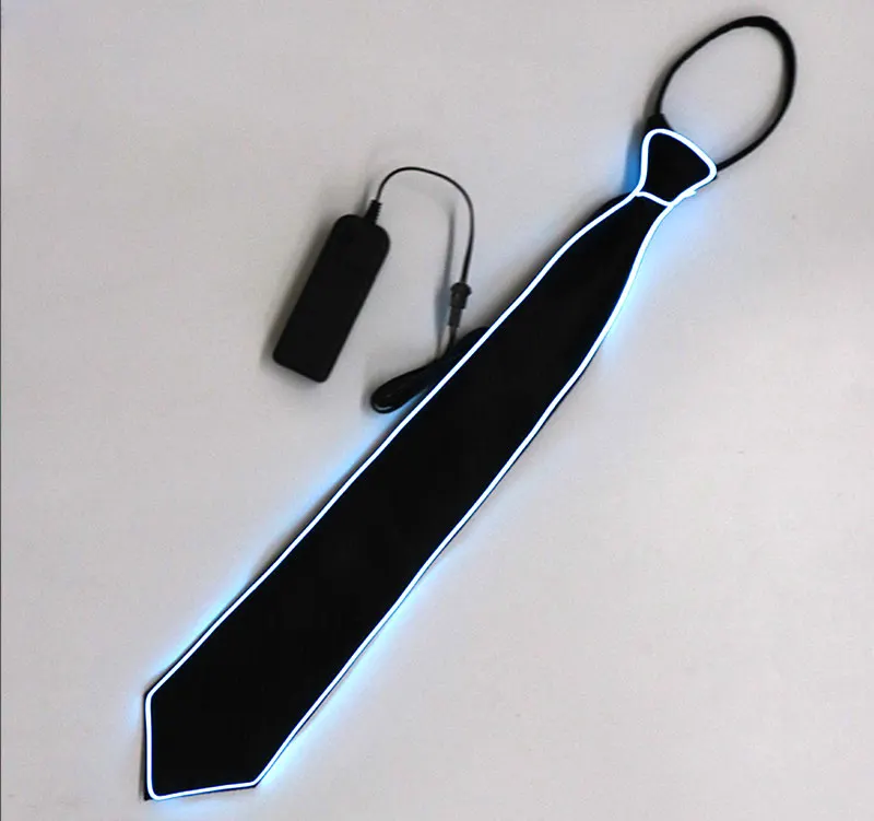 Light Up Neck Tie Led Necktie Gifts For Men Glow In The Dark Necktie ...
