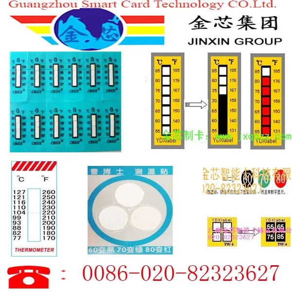 Rail Car Temperature Measurement Sticker,Level 4 49-65c Combined ...