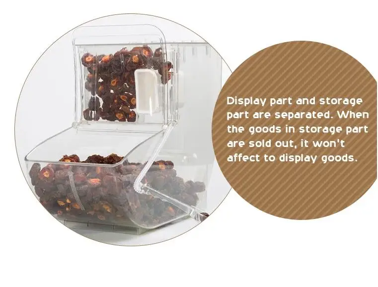 Bulk Candy Bins For Different Candy Display - Buy Bulk Food Bins Candy ...