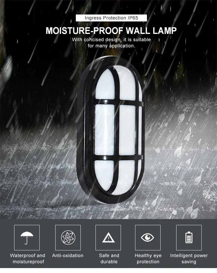 Factory Directly Sell Outdoor Waterproof Ip65 Smd Wall Mounted Bulkhead ...