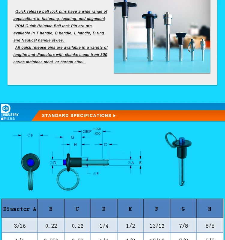 T Handle Weld Mount Retractable Spring Plungers Pull Pin