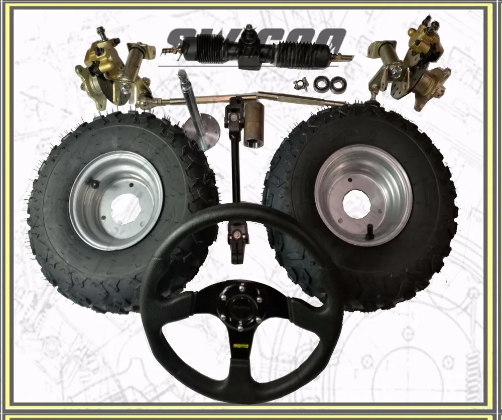 Steering Rack Pinion Wheels Kit Go Kart Atv Buggy| Alibaba.com