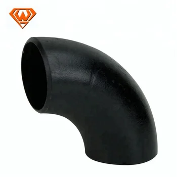 Carbon Steel Butt Welded Pipe Fitting 90 Degree Elbow - Buy Butt Welded ...