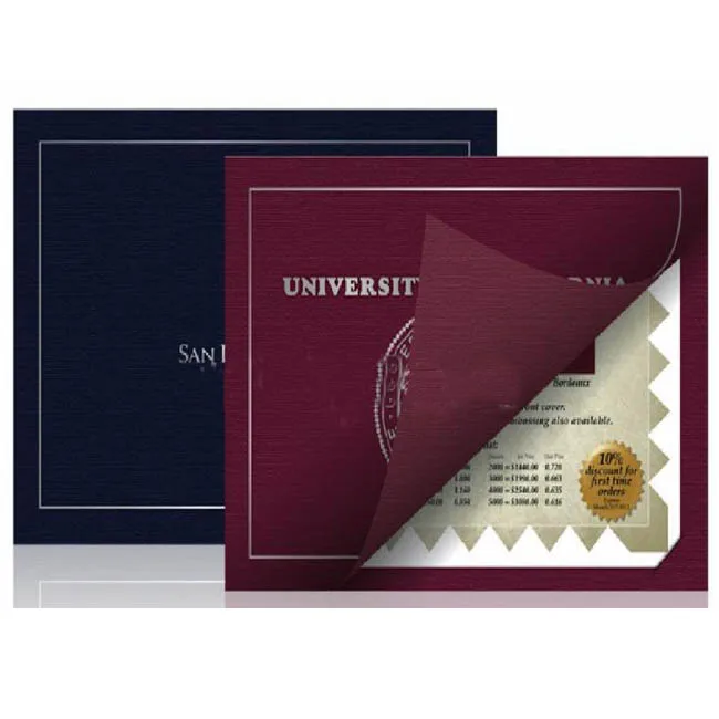 Professional Book Printing - Custom Watermark Paper Certificates