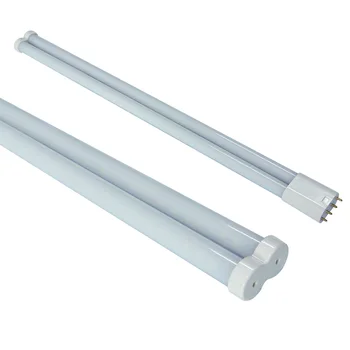 Top Quality Pll 2g11 Led Tube Double Sides 100-277vac Clear And Milky 4pins 18w 2g11 Led Light ...