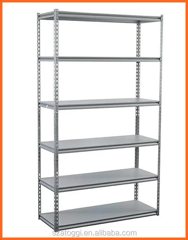 Foldable Industrial Metal Slotted Angle Iron Storage Shelf