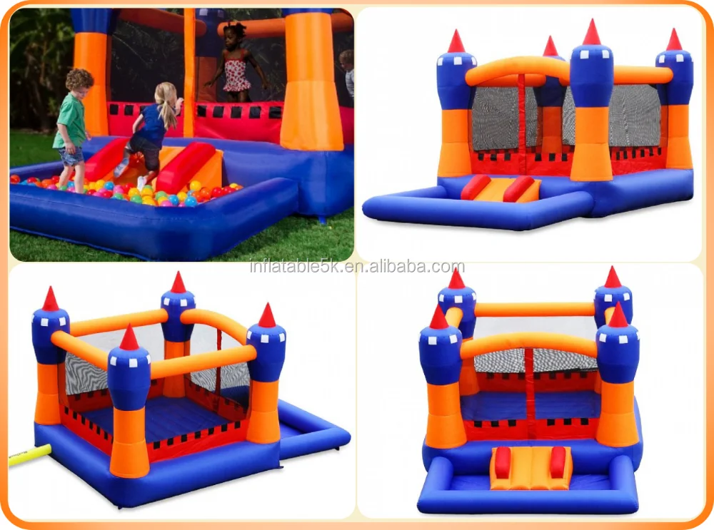 Commercial Jumping Castle Blow Up Bounce House With Combo Slide Juegos ...