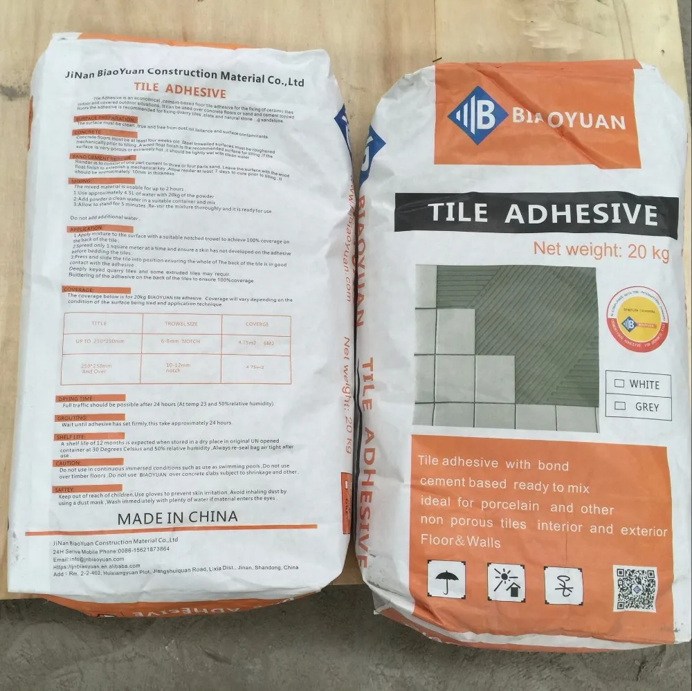 Natural Stone Tile Adhesive For Fixing Tiles Onto Concrete - Buy Tile ...