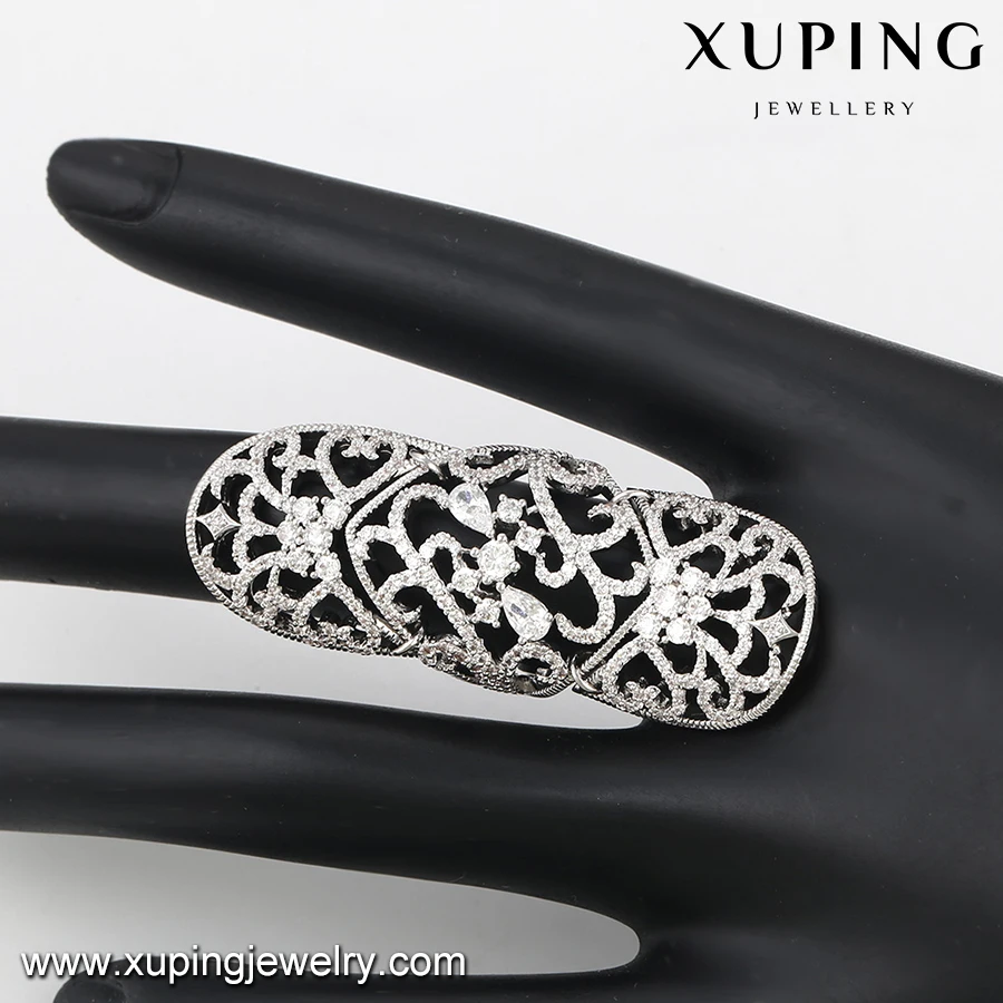 Supply 13056-fashion jewelry made in china wholesale china cz long rings-