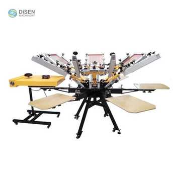 6 Color 6 Station Manual Screen Printing Press Machine - Buy Manual ...