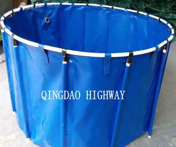 New Aquarium Round Plastic Ponds For Fish Farming,Pvc Foldable Round ...