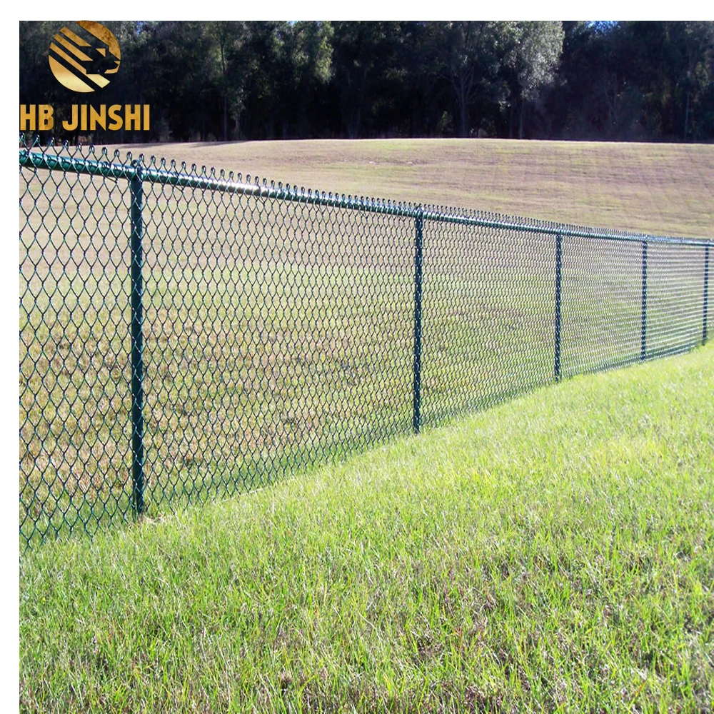 PVC Coated Diamond Shape Wire Mesh Sportsfield Fence