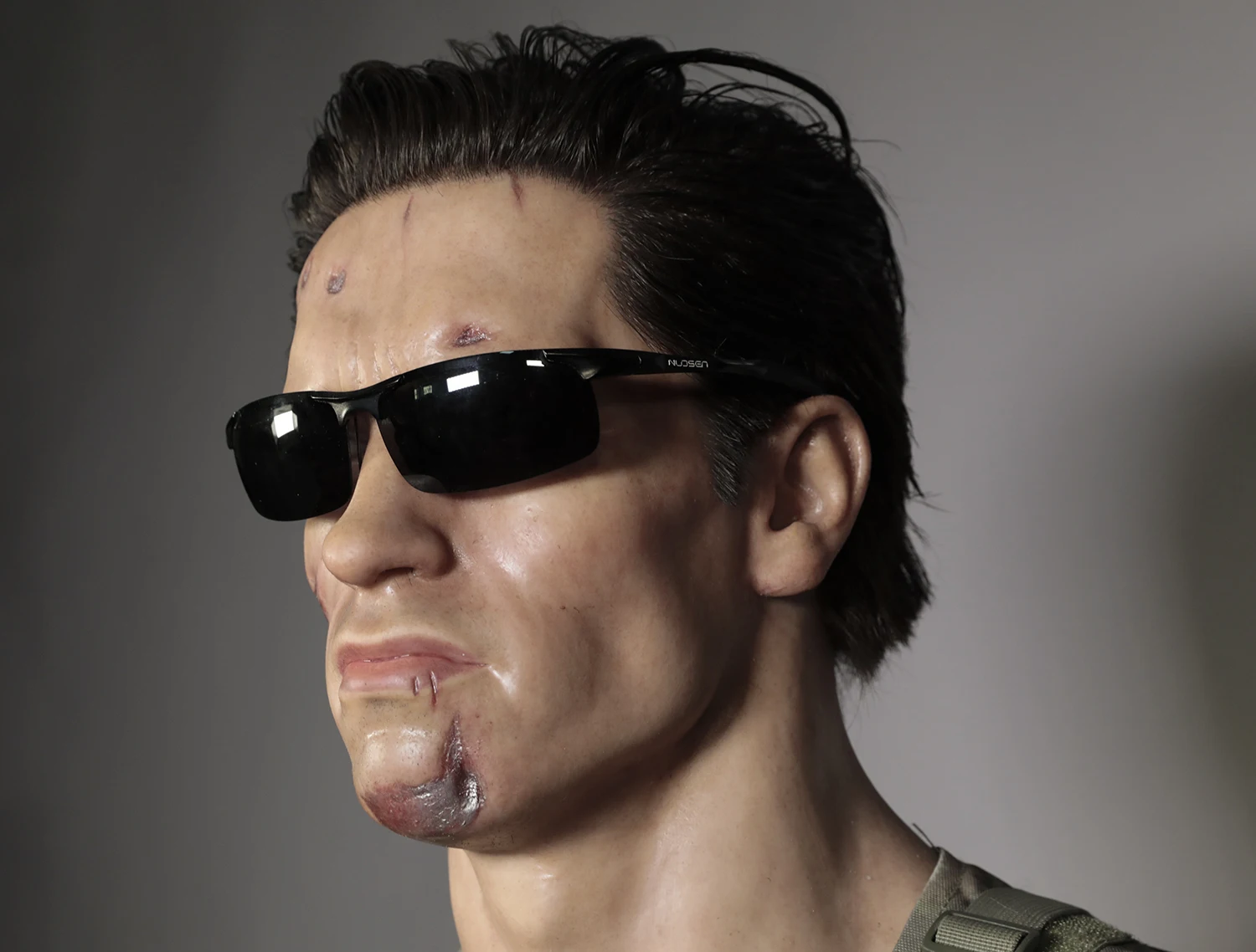 Hyper Realistic Custom Life Size Silicone Terminator Statue