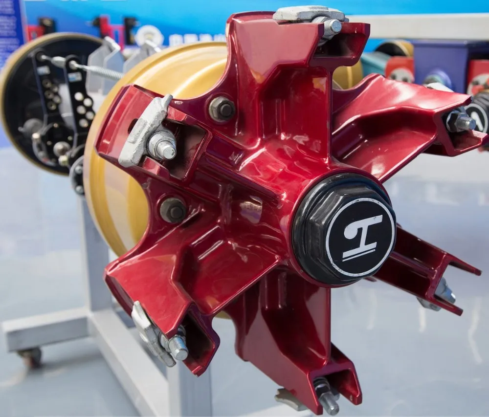 China Made Custom Semi Trailer Spoke Axle With Spider Hubs For Sale ...