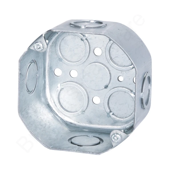 Caja metálica emt concéntrica octogonal de 4 "X4" estándar de Perú ...