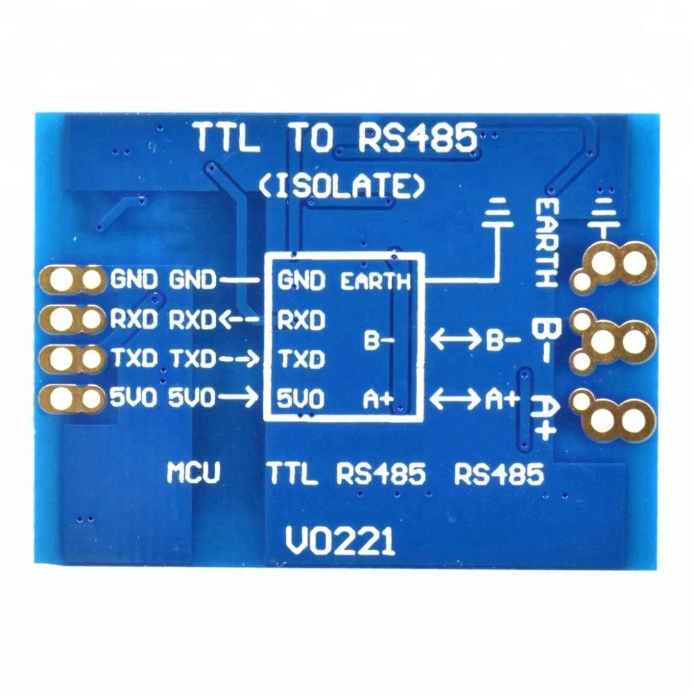 Módulo conversor taidacent isolado ttl para rs485 com conversor rxd txd ...