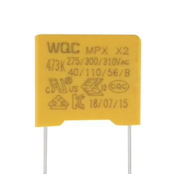 X2 Capacitor 473k 250v Safety Metallized Polyester Film Capacitors Ac 0 ...