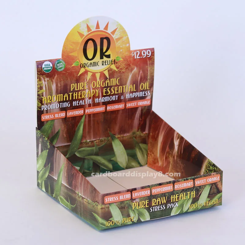 Retail Shelf Cardboard Counter Top Display Stand Show Supermarket Shop ...