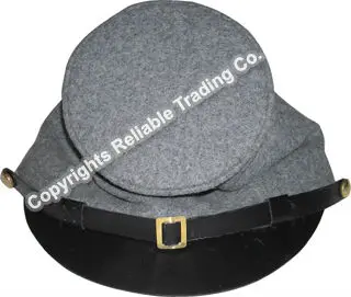 Civil War Confederate Butternut Wool Kepi Civil War Reproductions ...