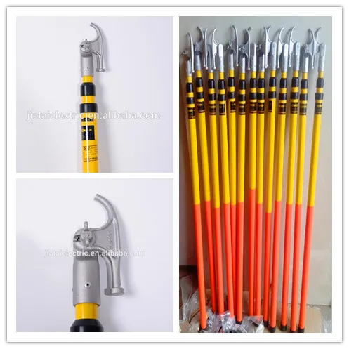 Jiatai Telescopic Hot Stick - 6 Meter High Voltage Insulated Tool