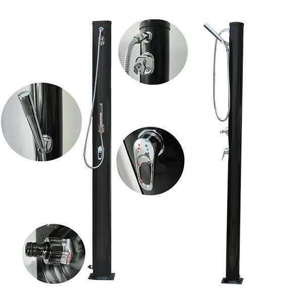 New Style Multifunctional Pvc 23l Curved Black Solar Outdoor Swimming ...