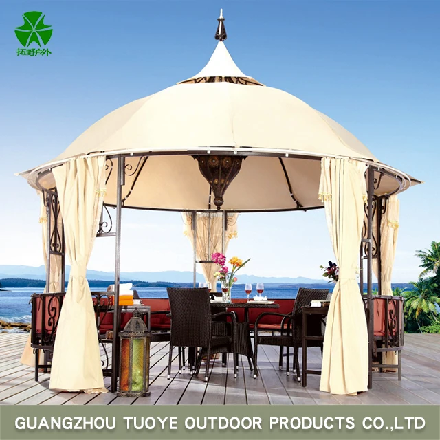 Tuoye 2024 Made In China Iron And Curtain Gazebo Outdoor - Buy Tropical Gazebo large Outdoor ...