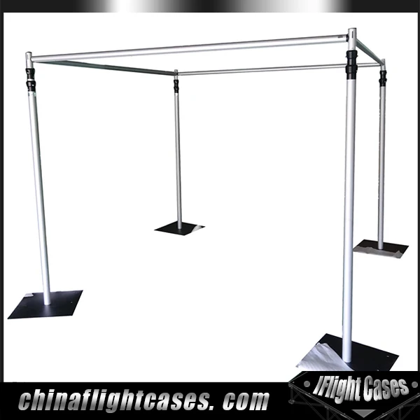 Double Crossbar Kit Adjustable Height Pipe and Drape Pipe and Drapes ...