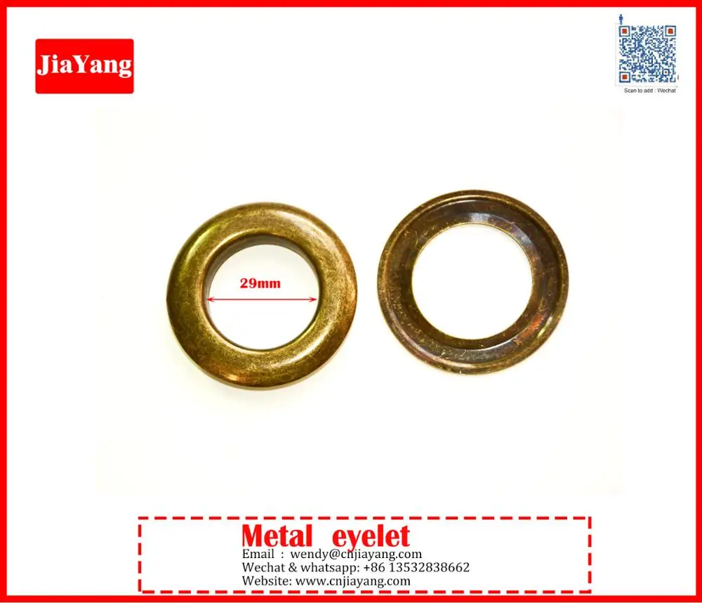 26# Matte Black Color Laser Custom Logo Eyelet Fastener Shiny Silver ...