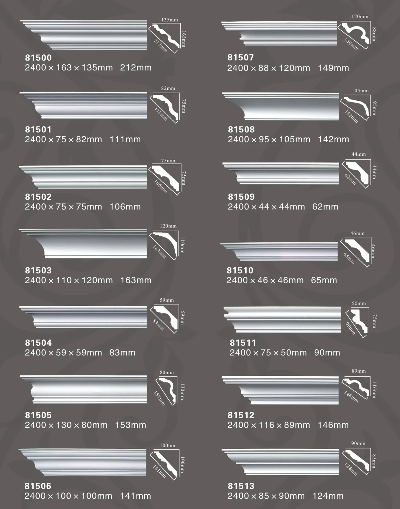 Pop Design Gypsum Cornice Moulding And High Quality Pu Cornice Design ...