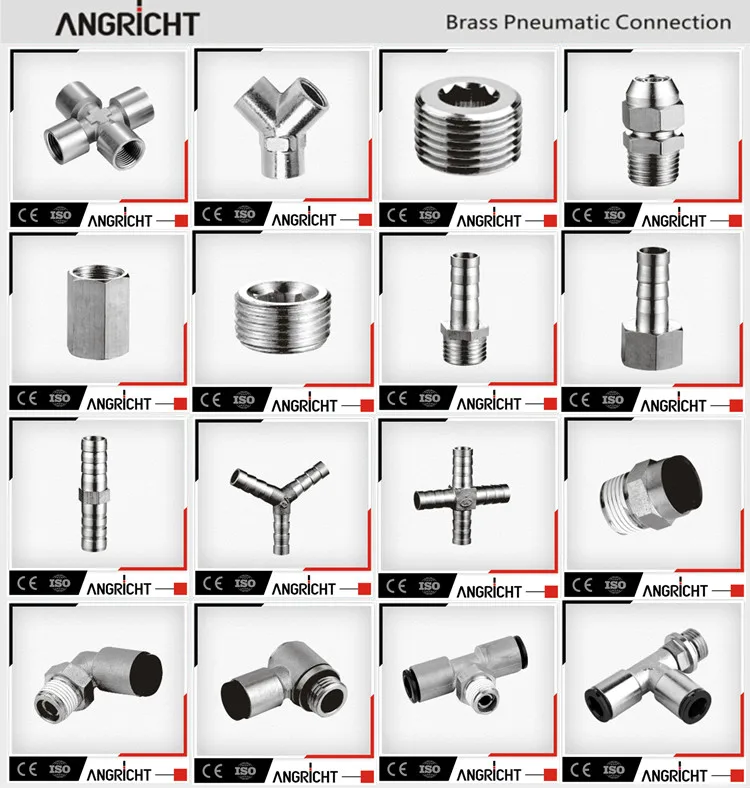 MPD Push in Fittings Male Thread Brass - Pneumatic Connection