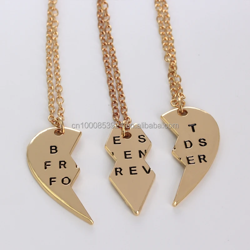 Collar De La Amistad Para Mejores Amigos,Para Siempre,Bff,Corazón De ...