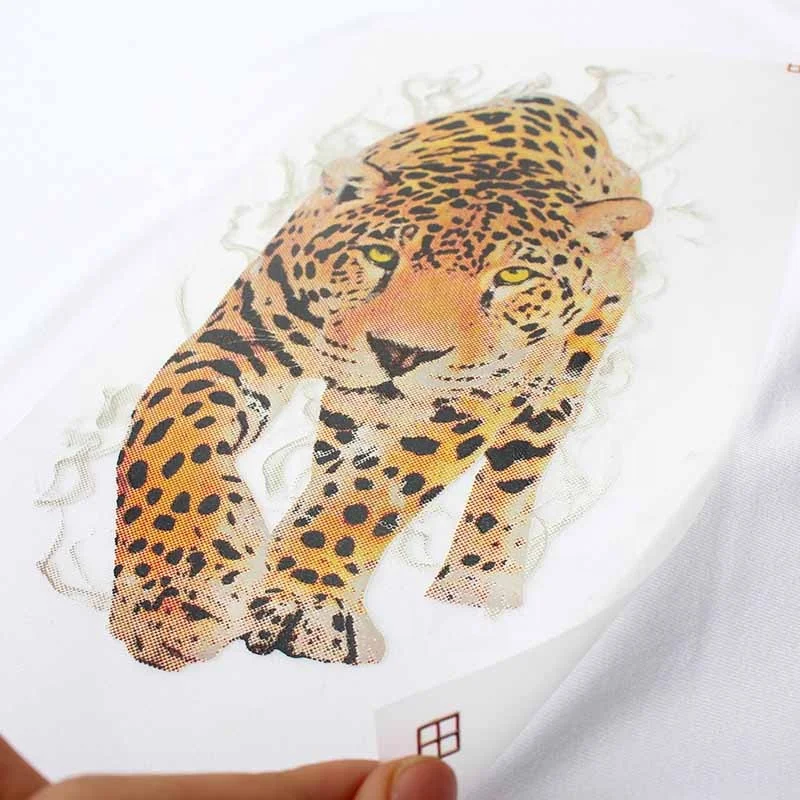 New Design Custom Discolorable Tiger Logo Plastisol Heat Transfers ...