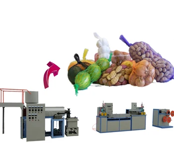 Plastic Bag Pe/pp Knotless Net Making Machine - Buy Knotless Net ...