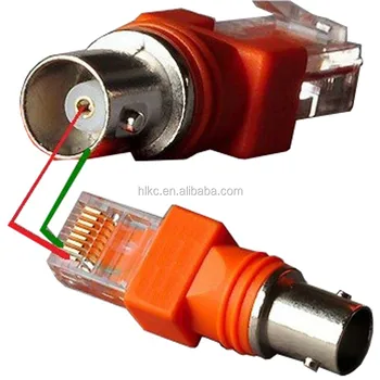 Convertidor Ethernet Rf Bnc A Rj45 Para Vídeo Cctv,Media Bnc Hembra A Rj45 Macho - Buy ...