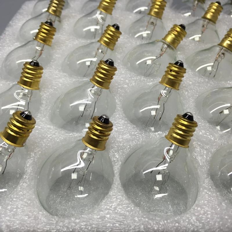 7w E17 Base G50 Globe Ball Light Glass Shell Replacement Bulbs E17 ...