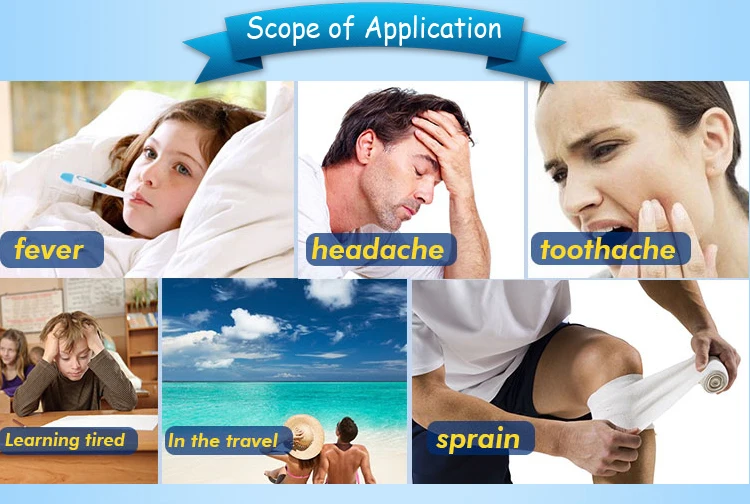 Fever Cooling Gel Patches Instant Cooling For Fever Discomfort And ...