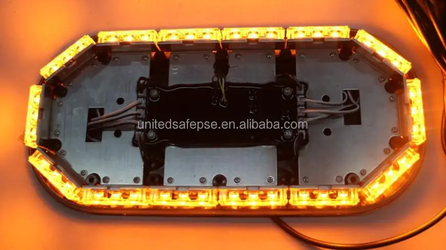 Ece R65 Ultra Bright 3 Watt Led Strobe Beacon Mini Bar Light Roof Mount ...