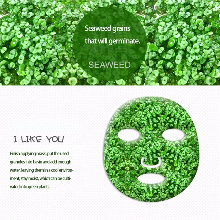 Oem Bioaqua Seaweed Particle Mask Smoothing Nourishing Whitening ...