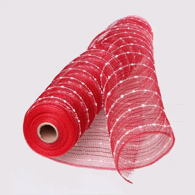 New Design Deco Mesh Florist Flower Wrapping Mesh Roll Gift Wrapping ...