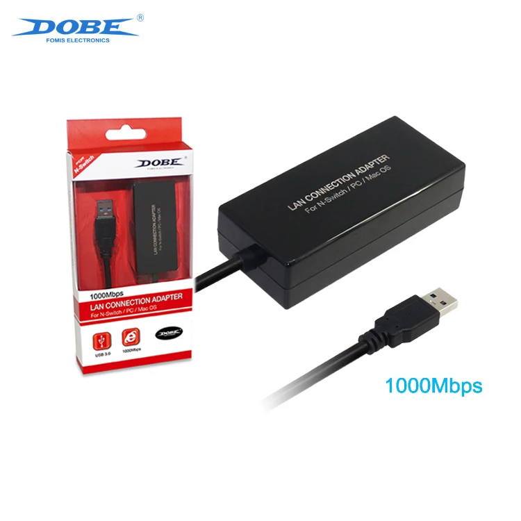 DOBE Rifornimento Della Fabbrica 1000Mbps USB 3.0 Scheda di Rete Lan Adattatore di Collegamento misura per Nintendo Interruttore Macbook Wii U del Gioco accessori Alibaba