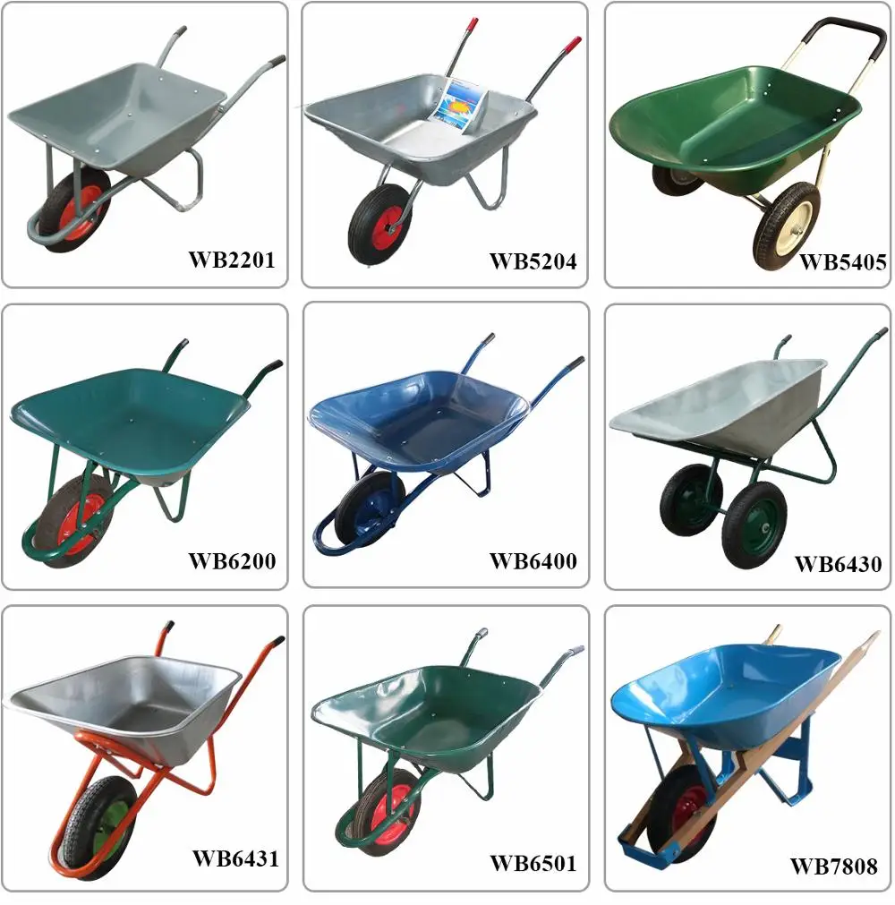 Heavy Duty Construction Wheelbarrow Industrial Wheelbarrow Wheel Barrow ...