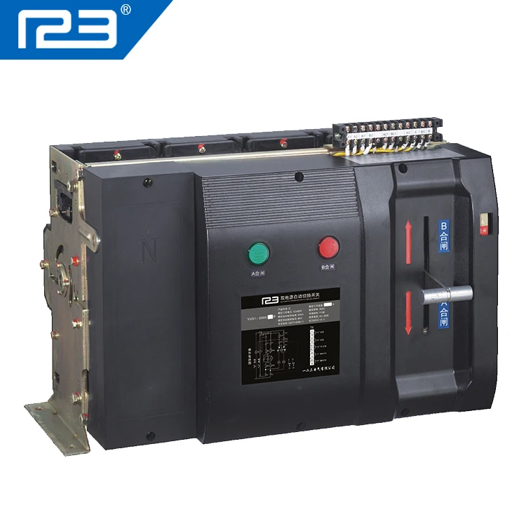 Solenoid type Automatic Transfer Switch ATS up 3200A/Auto changeover ...